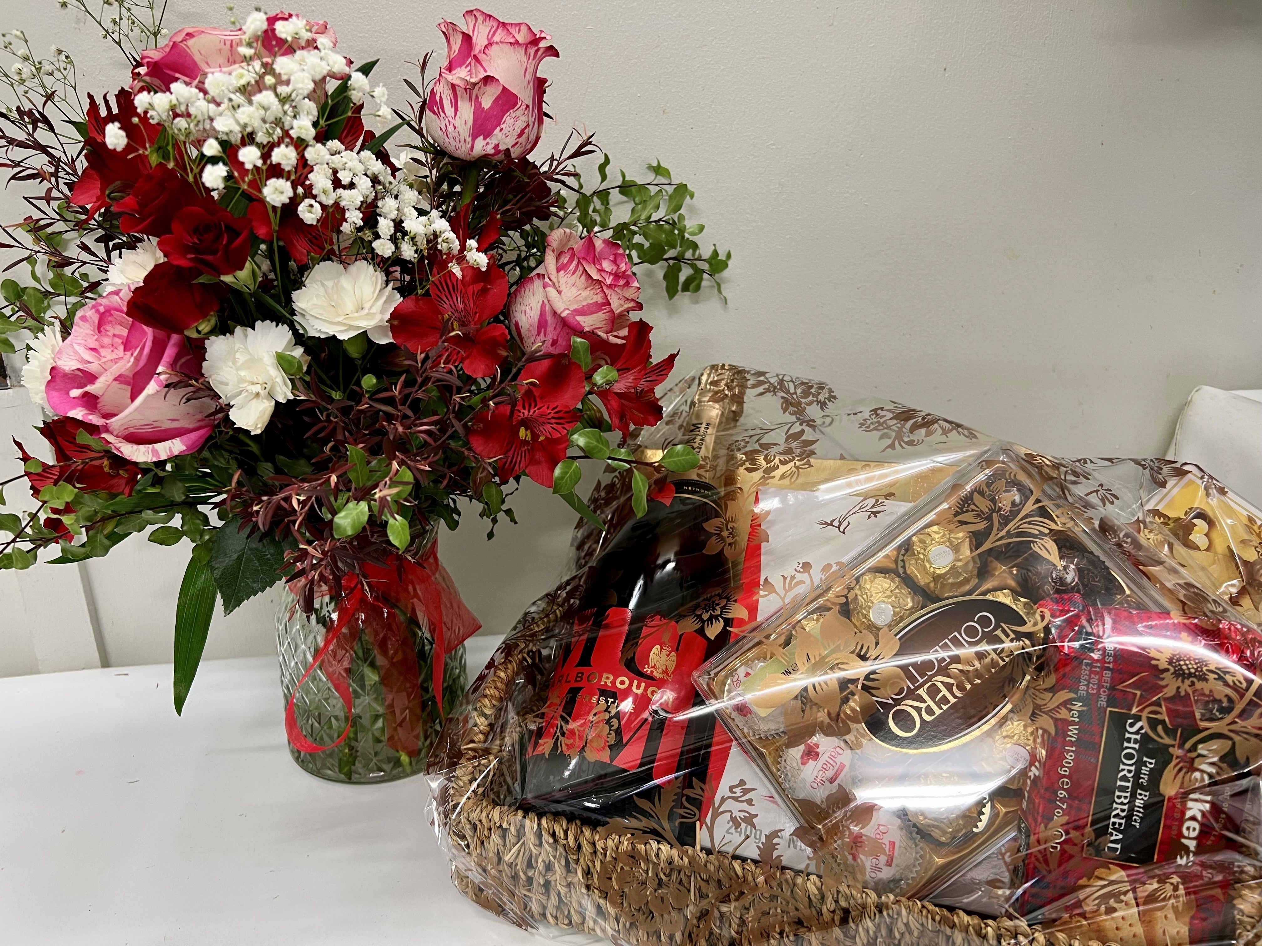 Premium flower arrangement and hamper | Life in Bloom - Flowers & Gifts